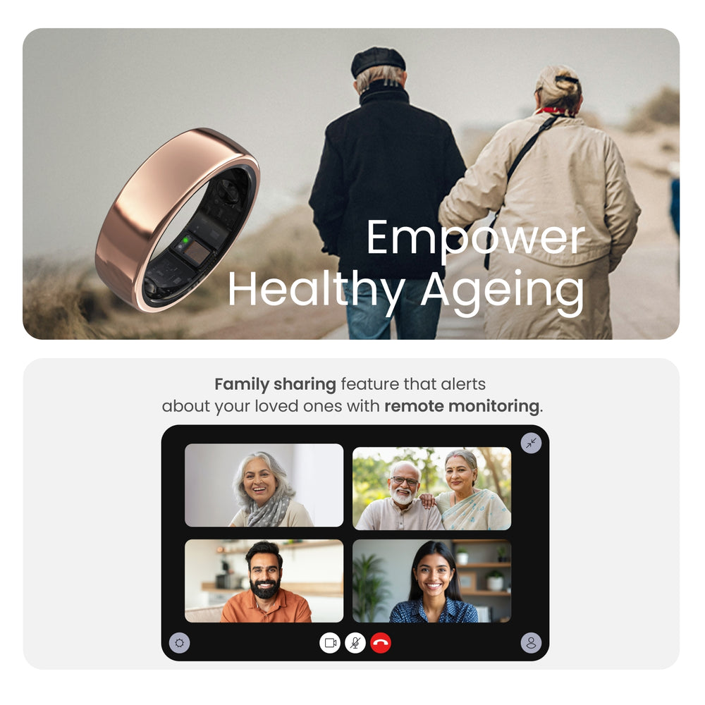 Aabo Smart Ring | Health Ring for Sleep, Stress & Fitness Tracking